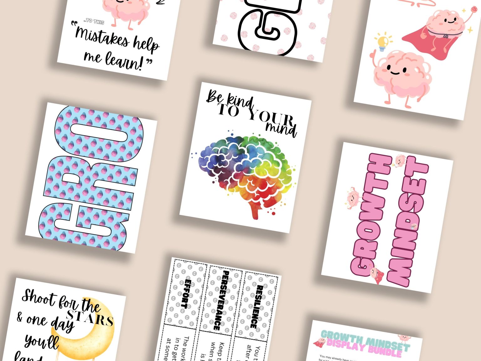 Growth Mindset Display Bundle - Teacher Toolbox